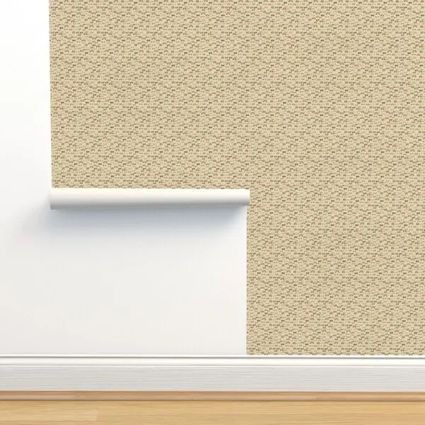 Spoonflower Diversity Boobs Small 100% Natural Sisal Grasscloth Wallcovering - Beige