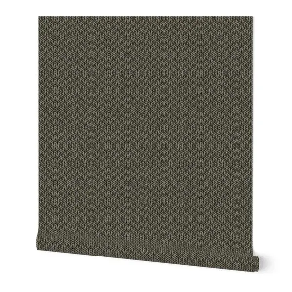 Spoonflower Cersei Herringbone Underlayer 100% Natural Sisal Grasscloth Wallcovering