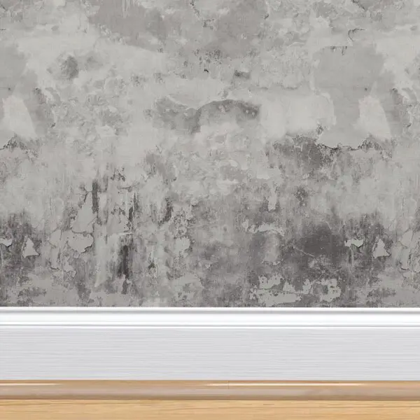 Spoonflower Grat Patina Grey 100% Natural Sisal Grasscloth Wallcovering - Gray,grey
