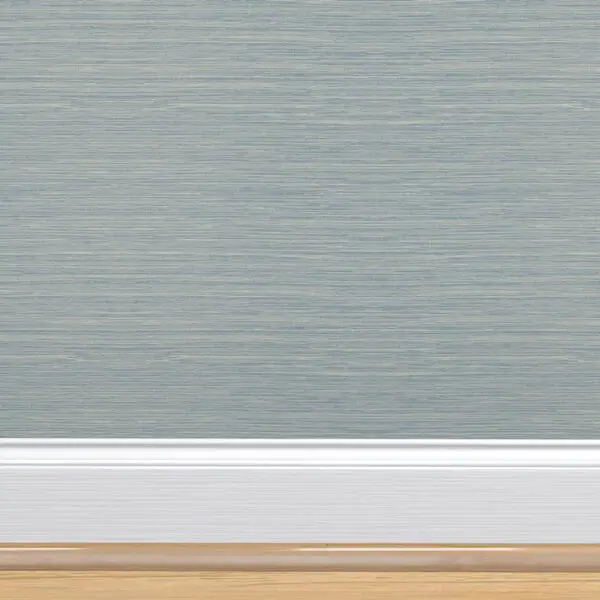 Spoonflower Cream 100% Natural Sisal Grasscloth Wallcovering - Blue