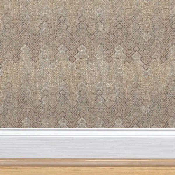 Spoonflower Threshold Champagne 100% Natural Sisal Grasscloth Wallcovering
