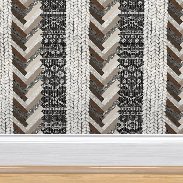 Spoonflower Textural 100% Natural Sisal Grasscloth Wallcovering