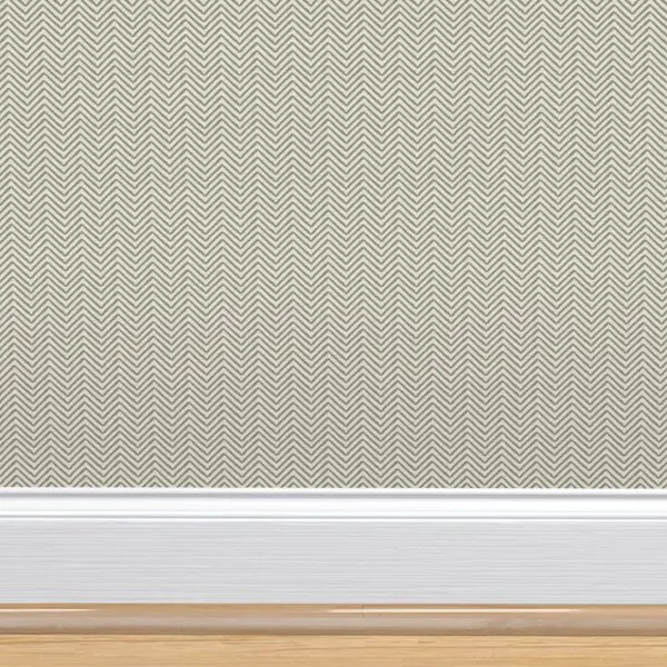 Spoonflower Herringbone Stripe Aztec Feathers 100% Natural Sisal Grasscloth Wallcovering