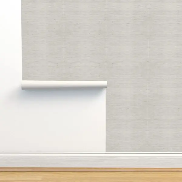 Spoonflower Grey Texture 1 100% Natural Sisal Grasscloth Wallcovering - Gray,beige,grey