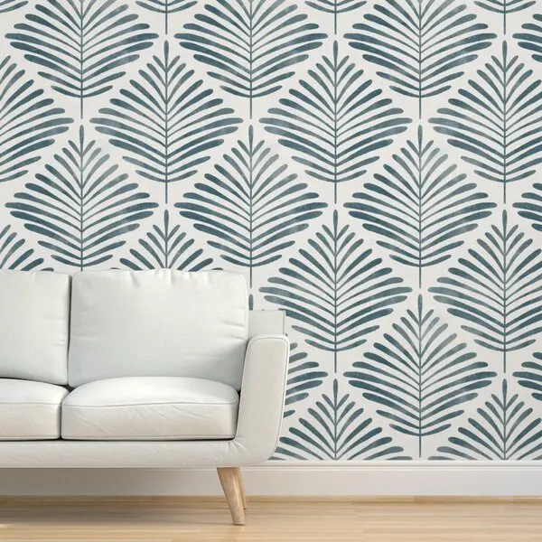 Spoonflower Tallahassee 100% Natural Sisal Grasscloth Wallcovering