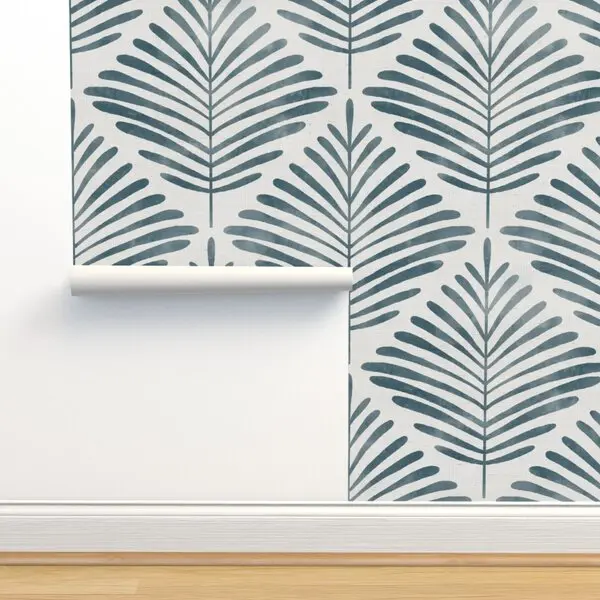 Spoonflower Tallahassee 100% Natural Sisal Grasscloth Wallcovering