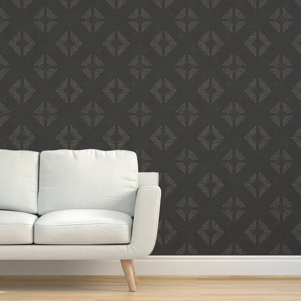 Spoonflower Ezzy 100% Natural Sisal Grasscloth Wallcovering