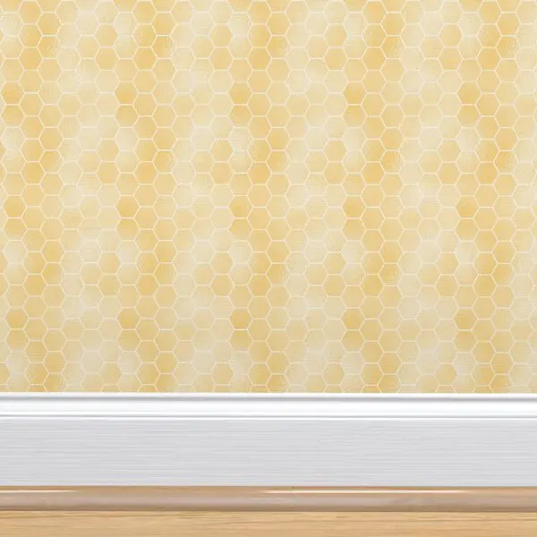 Spoonflower Honeycomb Small Scale 100% Natural Sisal Grasscloth Wallcovering