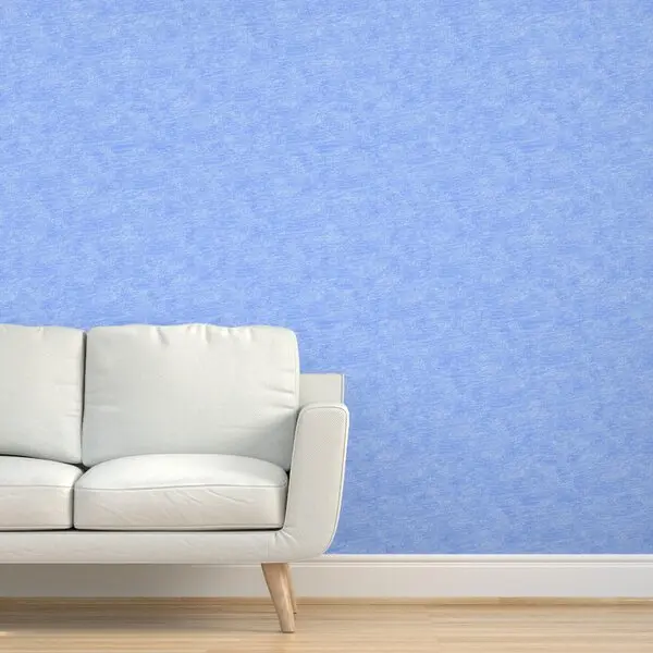Spoonflower Crayontexture Chicory Solid Texture Light Custom Pre-pasted Wallpaper