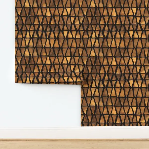 Spoonflower Significant Otters In Hearts With Shells Virginia Custom Removable Wallpaper