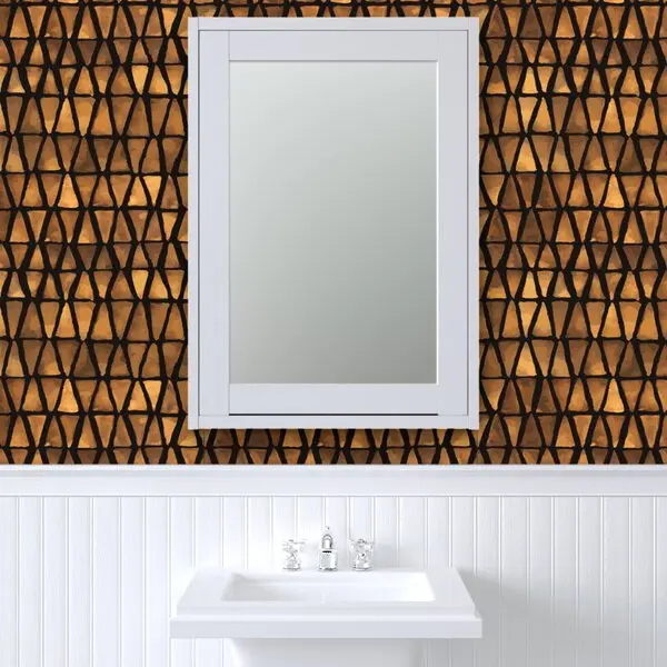 Spoonflower Significant Otters In Hearts With Shells Virginia Custom Removable Wallpaper