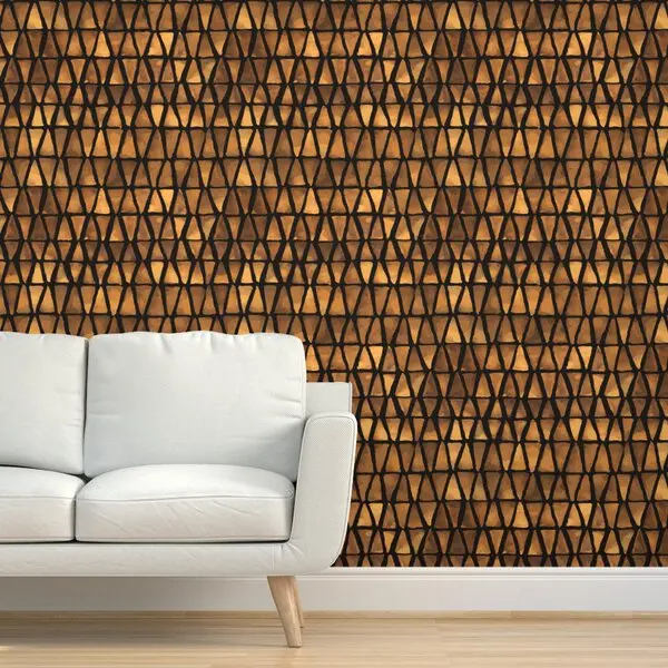 Spoonflower Significant Otters In Hearts With Shells Virginia Custom Removable Wallpaper