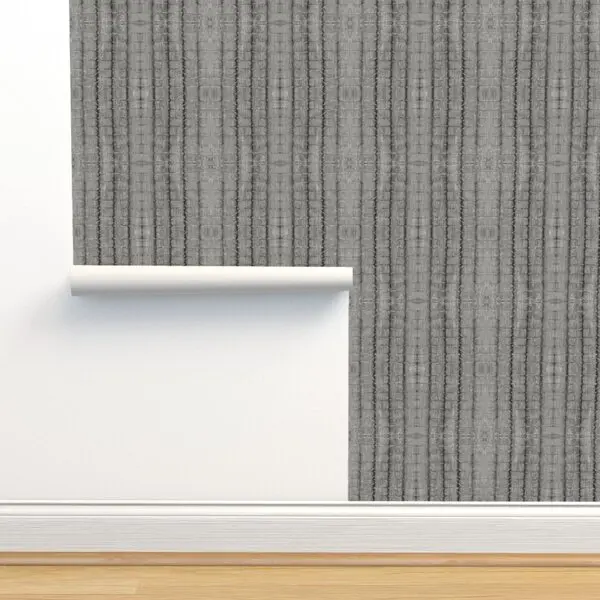 Spoonflower Galapagos Grey 100% Natural Sisal Grasscloth Wallcovering