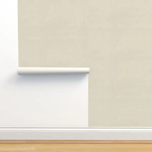 Spoonflower Eggshell White Texture 100% Natural Sisal Grasscloth Wallcovering - Green,gray