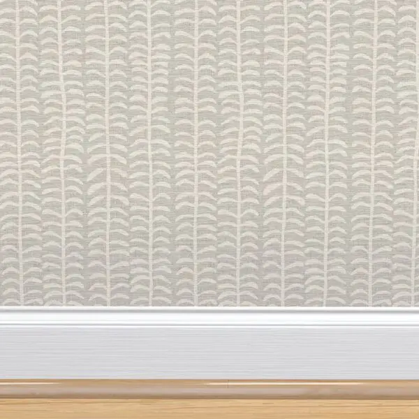 Spoonflower Grasscloth Vine Neutral 100% Natural Sisal Grasscloth Wallcovering