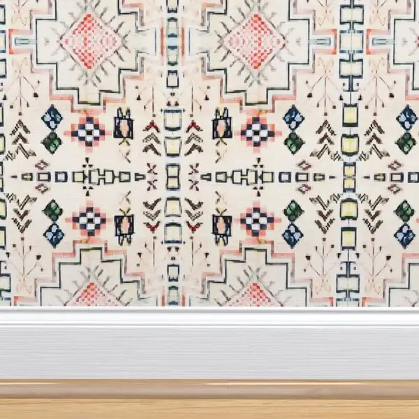 Spoonflower You See Me In A Different Light 100% Natural Sisal Grasscloth Wallcovering