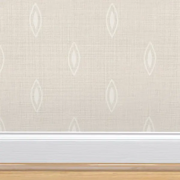 Spoonflower Morocco Cream & White 100% Natural Sisal Grasscloth Wallcovering