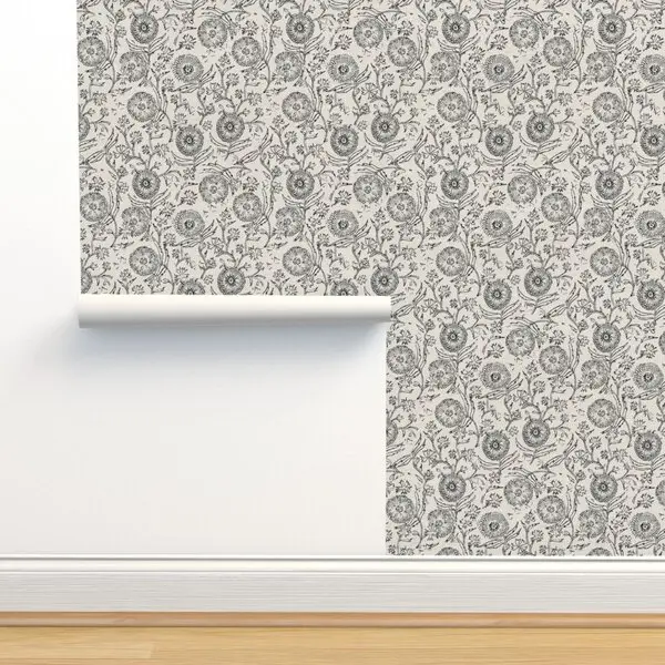 Spoonflower Francis 100% Natural Sisal Grasscloth Wallcovering
