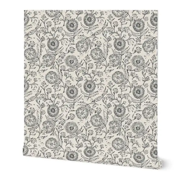Spoonflower Francis 100% Natural Sisal Grasscloth Wallcovering