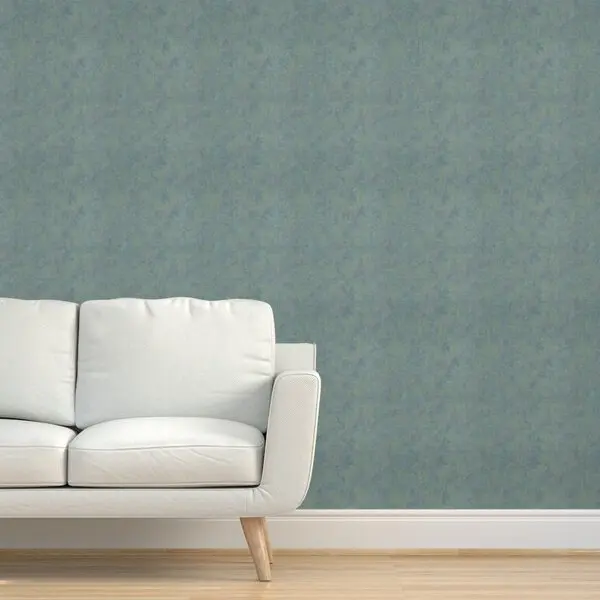 Spoonflower Love Is In The Air Dark Teal Texture Ocean Sky 100% Natural Sisal Grasscloth Wallcovering - Teal,gray,blue