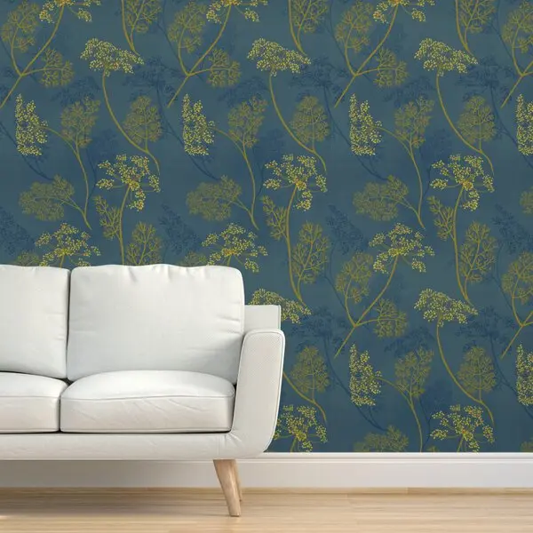 Spoonflower Hemlock Breeze 100% Natural Sisal Grasscloth Wallcovering
