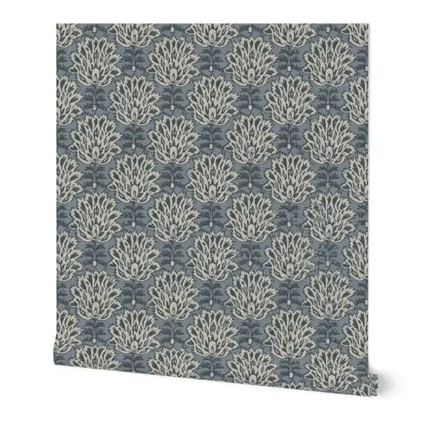 Spoonflower Macha Alami 100% Natural Sisal Grasscloth Wallcovering