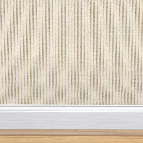 Spoonflower Aegean Stripe 100% Natural Sisal Grasscloth Wallcovering - Beige,gray