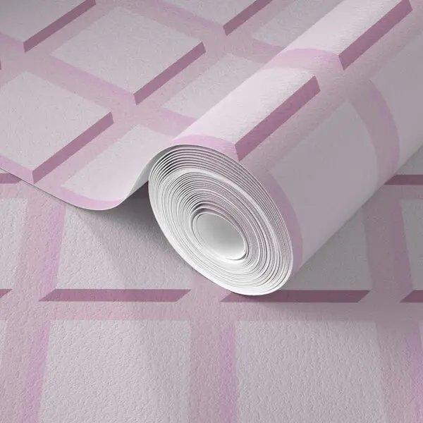 Spoonflower Mod Mid Century Geometric 60s Pastel Traditional Wallpaper