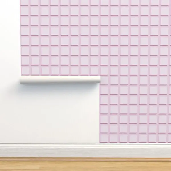 Spoonflower Mod Mid Century Geometric 60s Pastel Traditional Wallpaper