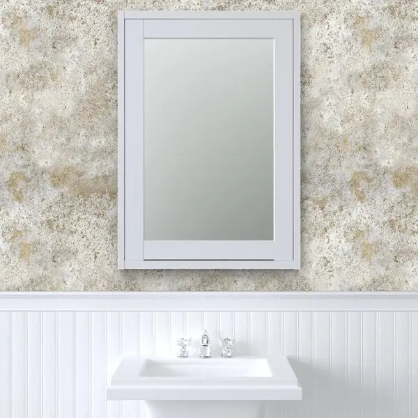 Spoonflower Faux Texture Grey Taupe Neutral Beige Paint Custom Pre-pasted Wallpaper - Gray,beige,grey