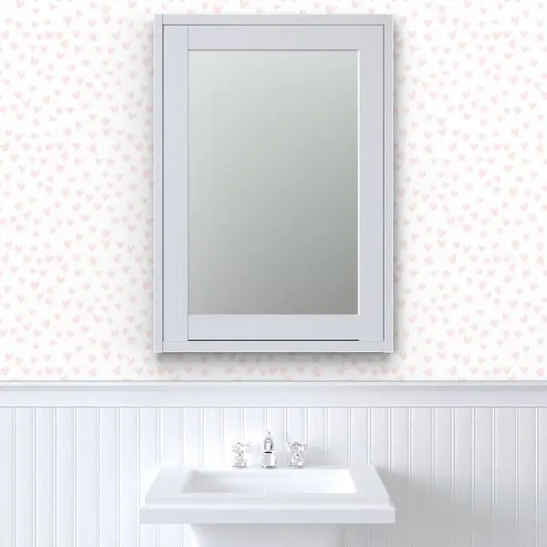 Spoonflower Mini Blush Love Bows Favorite Custom Removable Wallpaper