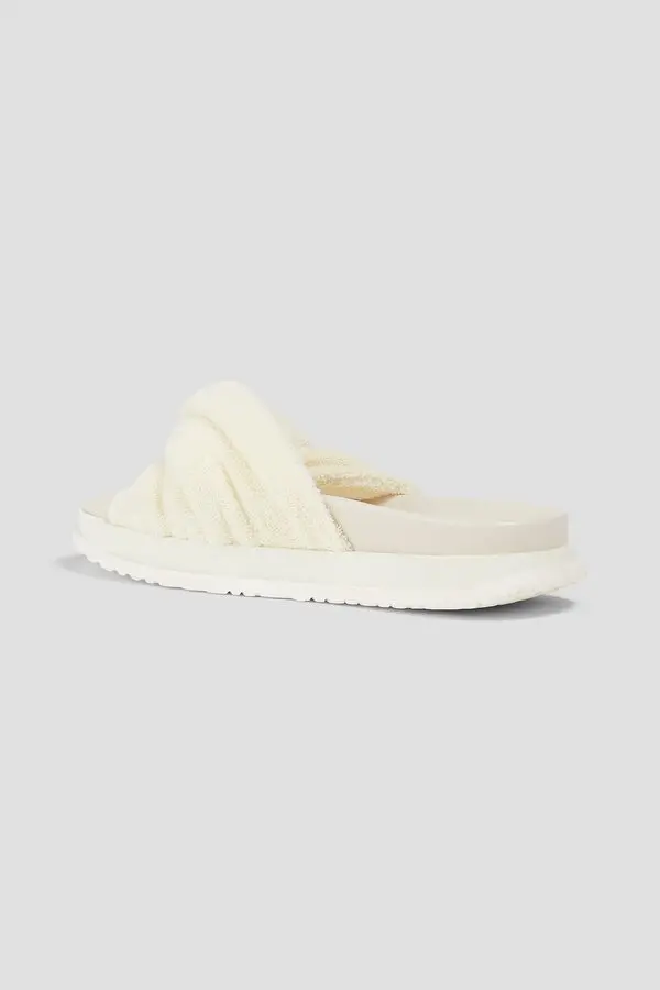 Zimmermann Twisted Terry Slides - Cream