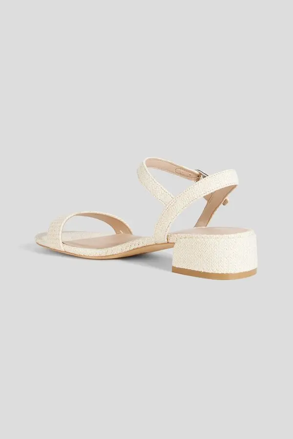 STUART WEITZMAN Dancer 35 Raffia Sandals