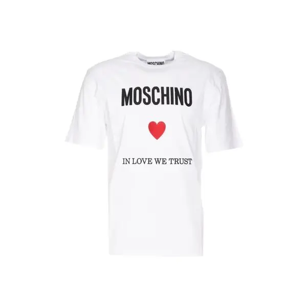 Moschino Couture In Love We Trust T Shirt - White