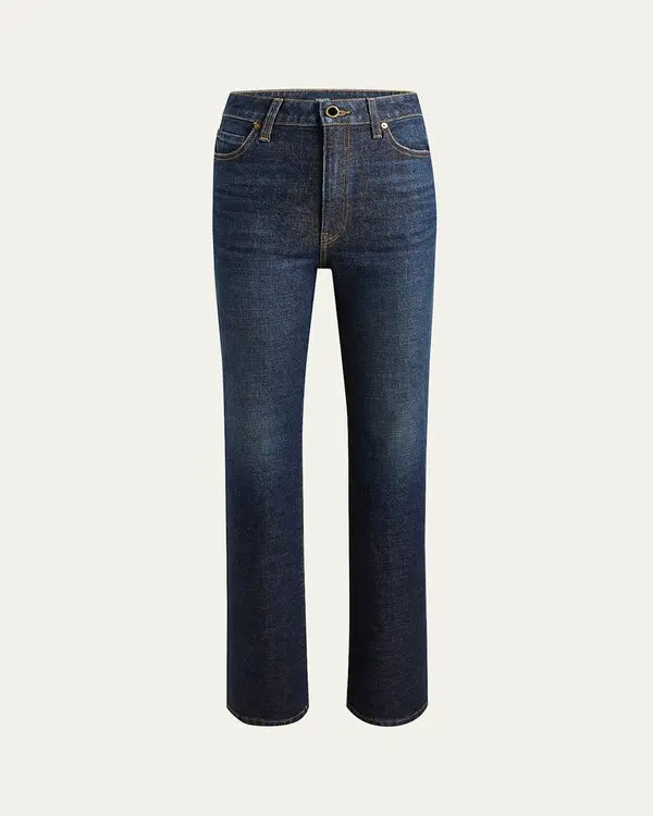Khaite Danielle Straight Leg Jeans
