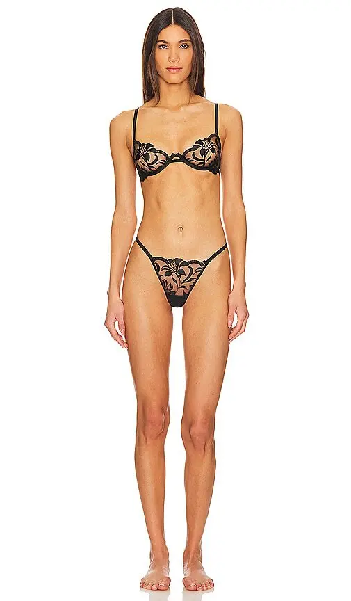 Bluebella Leonora Thong - Black