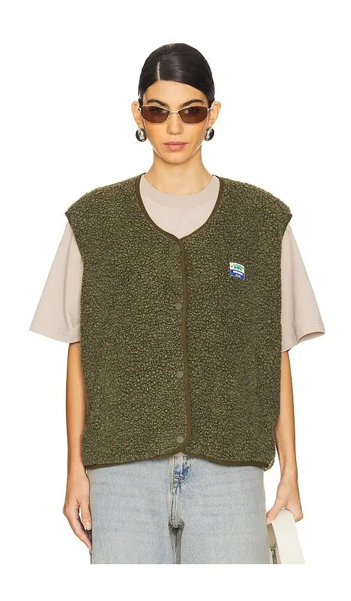 American Vintage Hok Town Sherpa Vest - Varan Chine