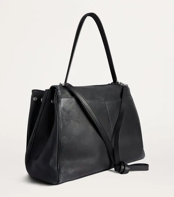 Balenciaga Leather Rodeo Shoulder Bag - Black