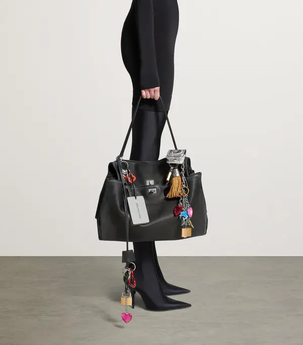 Balenciaga Leather Rodeo Shoulder Bag