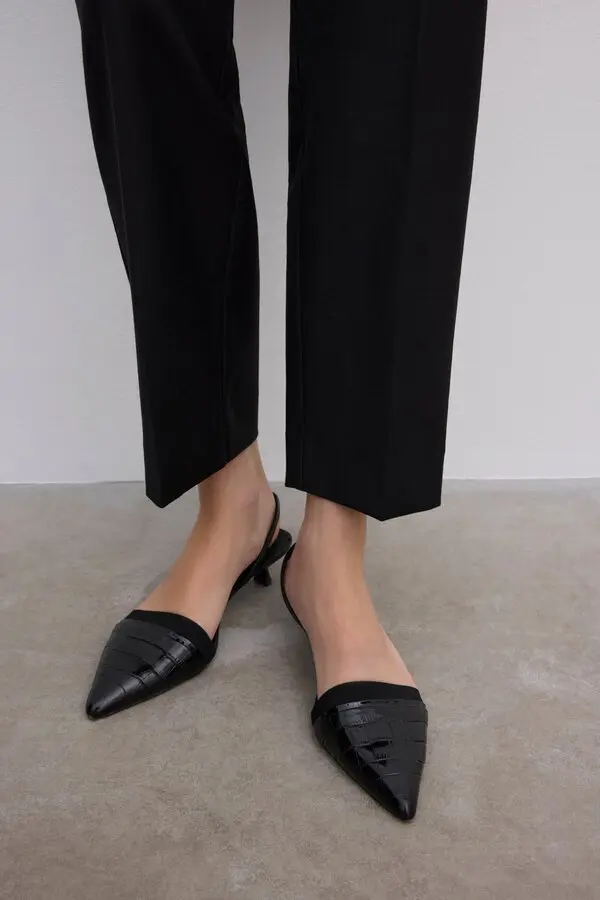 HOUSE OF DAGMAR Leather Slingback