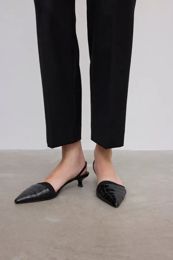 HOUSE OF DAGMAR Leather Slingback