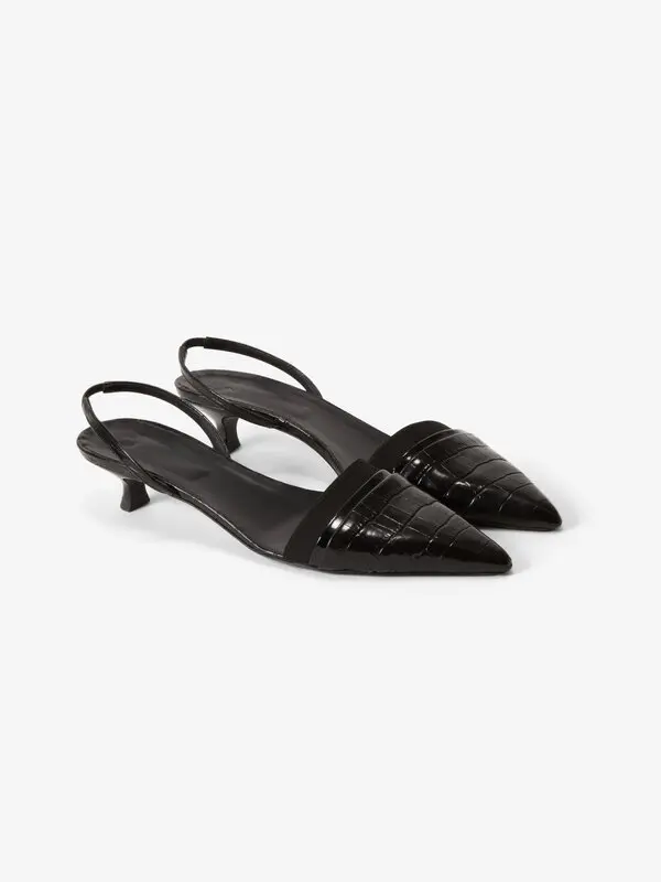 HOUSE OF DAGMAR Leather Slingback