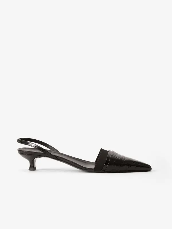 HOUSE OF DAGMAR Leather Slingback