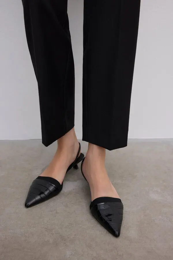 HOUSE OF DAGMAR Leather Slingback