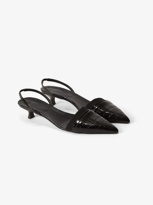HOUSE OF DAGMAR Leather Slingback