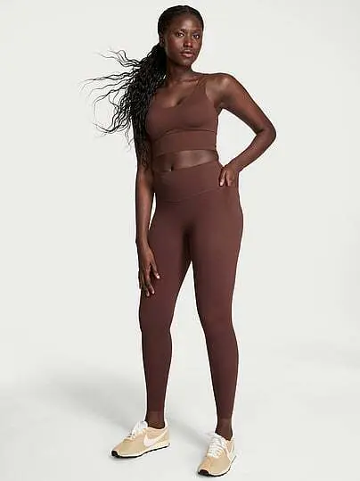 Victoria's Secret Vsx Elevate™ Legging With Side Pockets - Brown