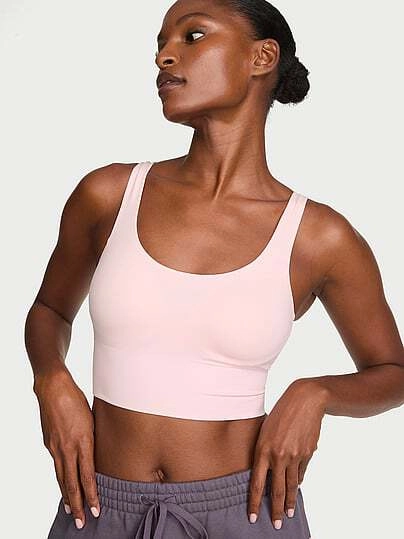 Victoria's Secret Vsx Elevate™ Seamless-comfort Sports Bra - Pink