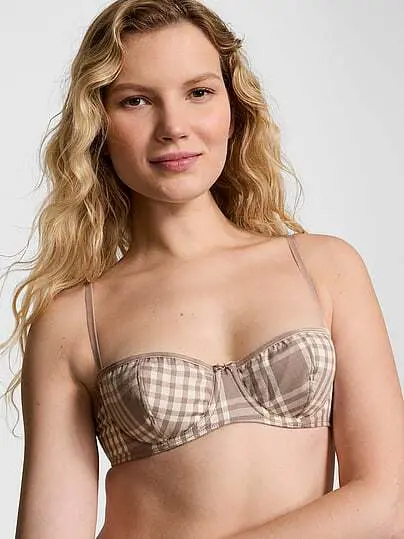 Pink Wink Cotton Unlined Balconette Bra - Print