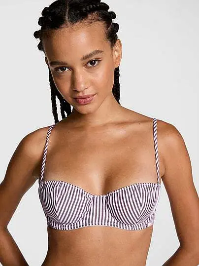 Pink Wink Festive Flannel Unlined Balconette Bra - Print