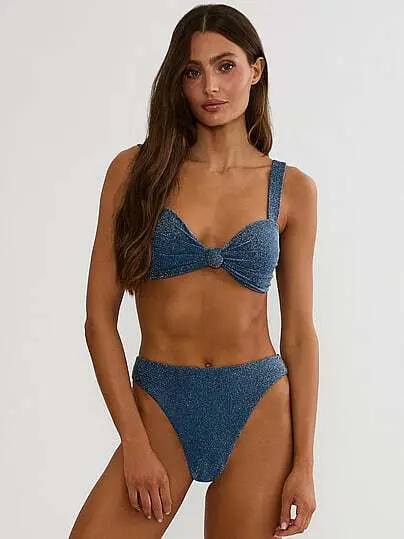 Victoria's Secret Beach Riot Sophia Bikini Top - Blue